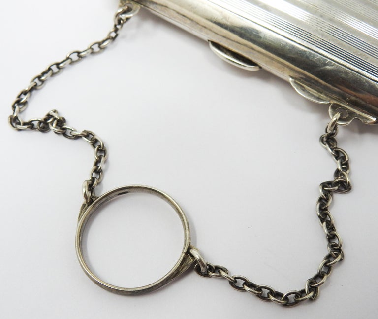 Sterling Silver Change Purse, Mid-20th Century For Sale at 1stDibs