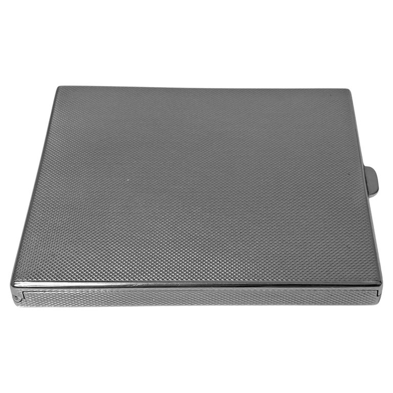 Sterling Silver Cigarette Case Birmingham 1934 Dudley Russell Howitt at ...