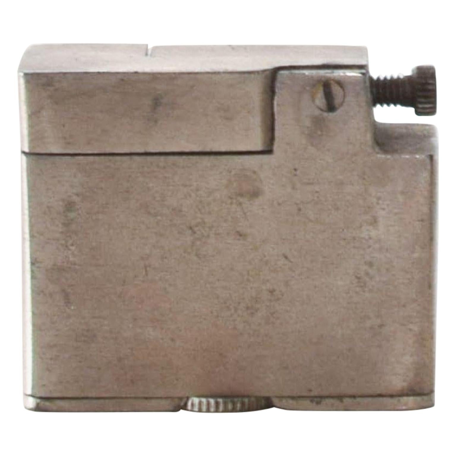 Sterling Silver Cigarette Lighter Vintage Mid-Century Modern at 1stDibs