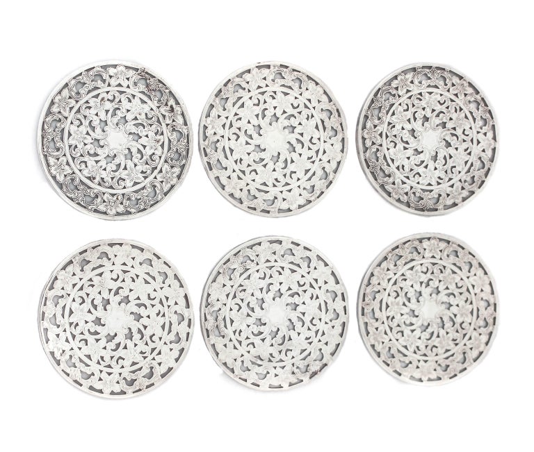 Sterling Silver Coasters For Sale at 1stDibs