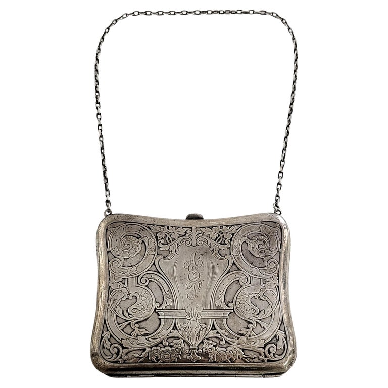 Sterling Silver Coin Purse with Monogram at 1stDibs
