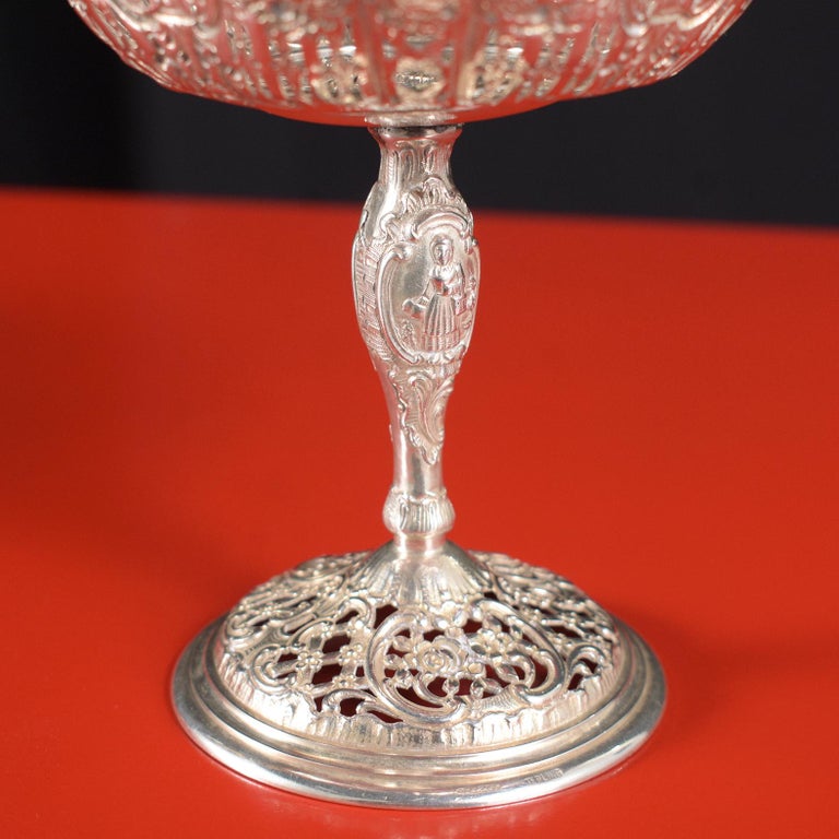 Sterling Silver Compote For Sale at 1stDibs