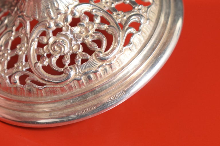 Sterling Silver Compote For Sale at 1stDibs