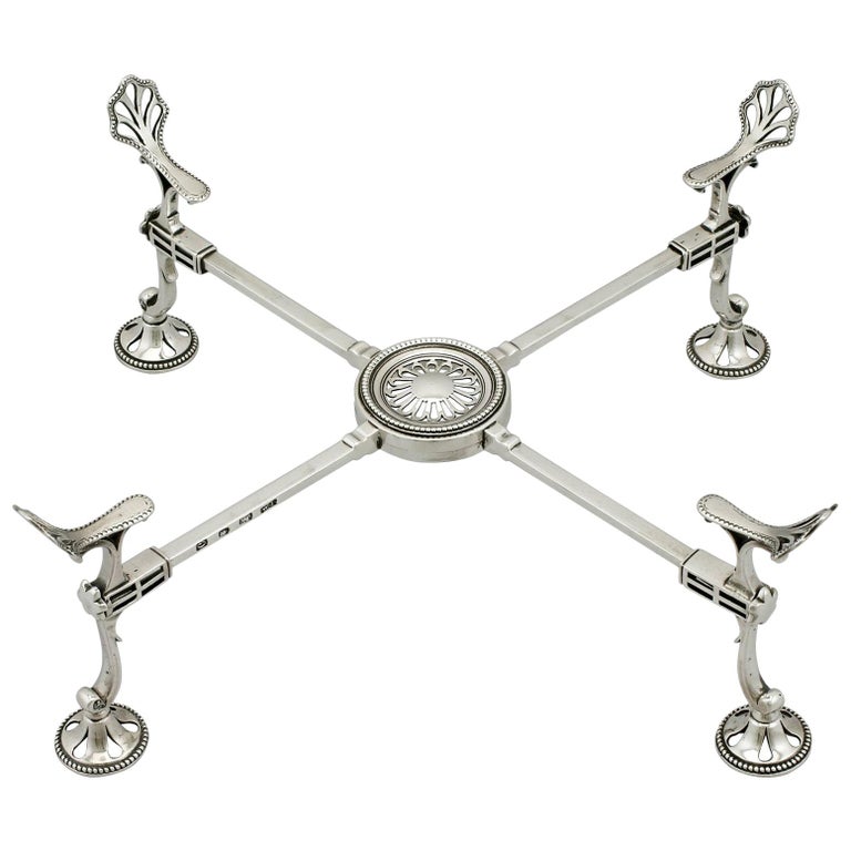 Sterling Silver Dish Cross, Antique George III, '1778' at 1stDibs