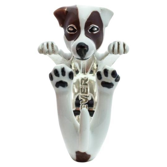 Diamond Pug Dog Ring at 1stDibs