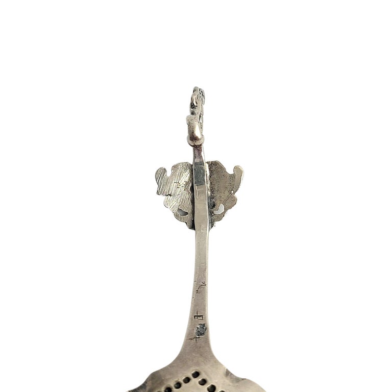 Sterling Silver Dutch Monkey/Cream/Caddy Spoon Samuel Boyce Landeck ...