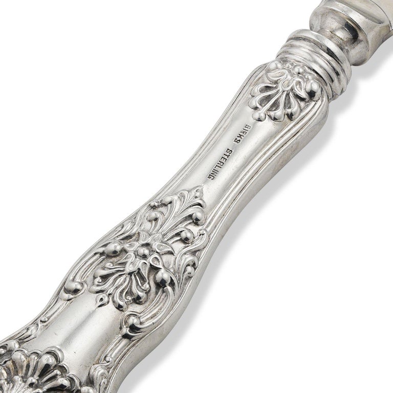 Sterling Silver Elaborate Birks Cake Server For Sale at 1stDibs