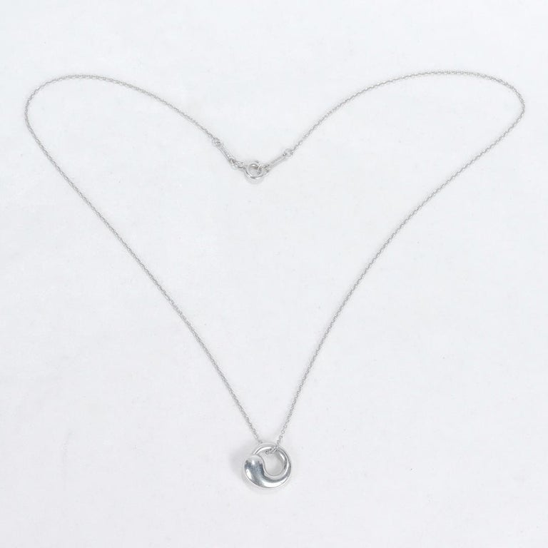 Sterling Silver Elsa Peretti for Tiffany and Co. Eternal Circle Pendant ...