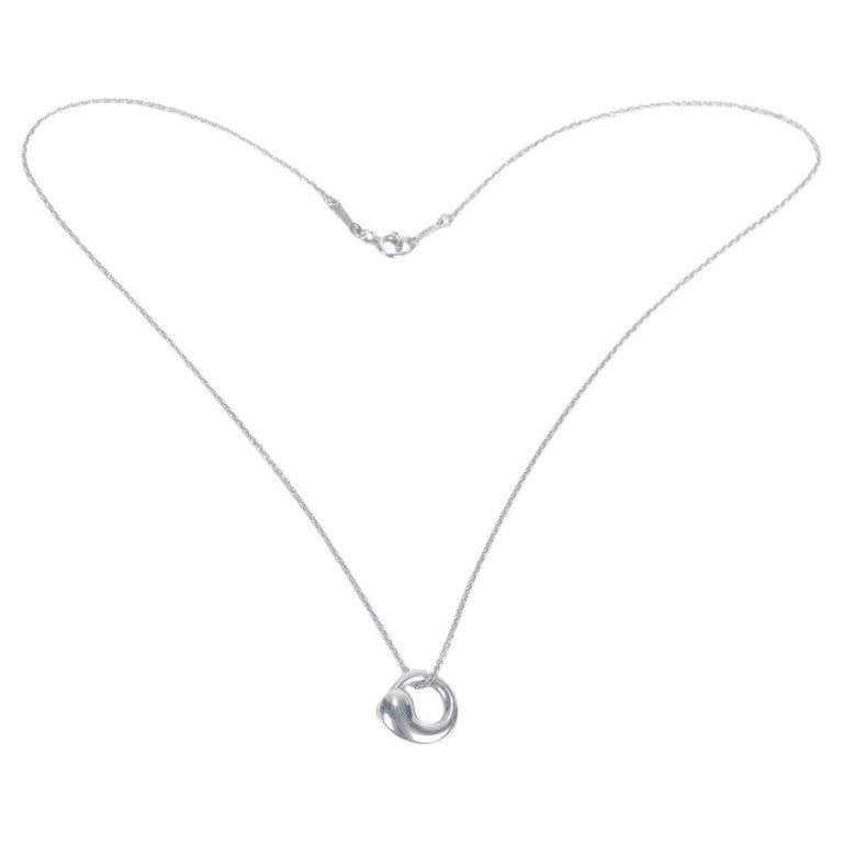 Sterling Silver Elsa Peretti for Tiffany and Co. Eternal Circle Pendant ...