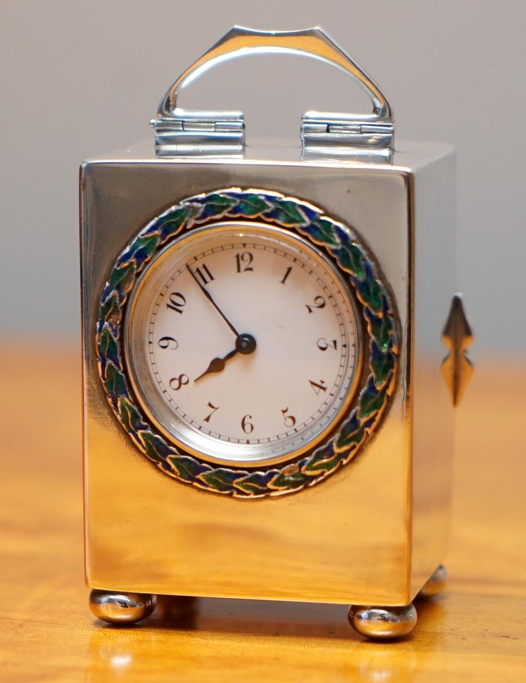 Sterling Silver Enamel Liberty's London Archibald Knox Miniature ...