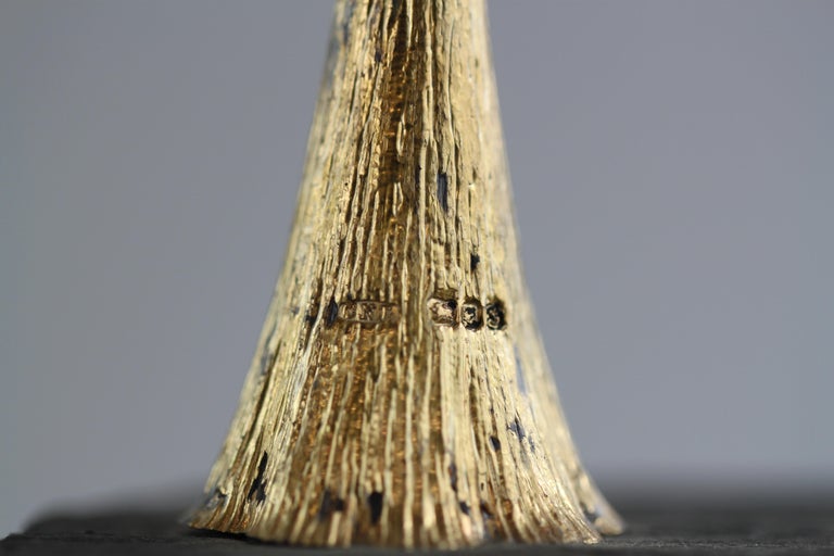 Sterling Silver Figurines on Rock, in the Manner of Stuart Devlins ...