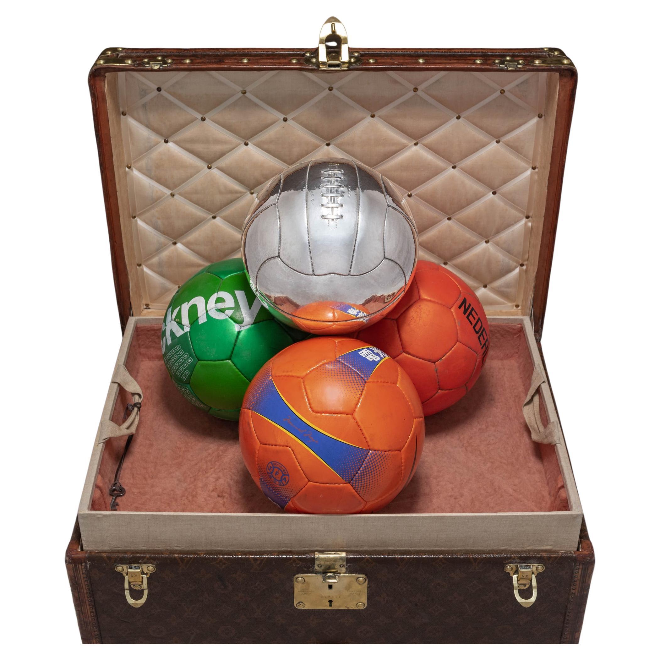 Vintage 1940s Leather Football, Football Ball at 1stDibs