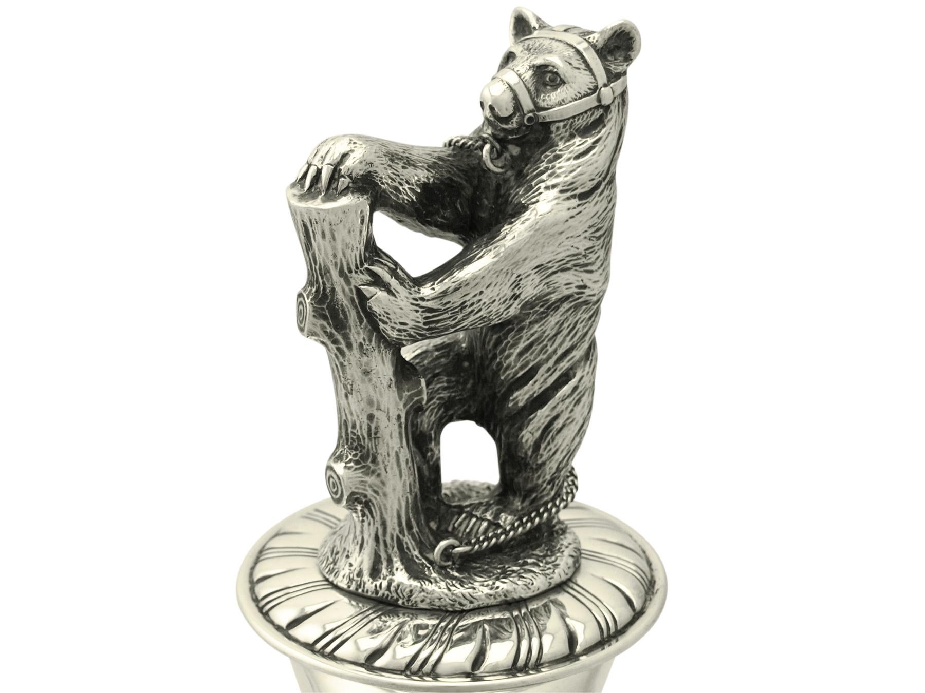 Sterling Silver Gentleman’s Desk Paperweight For Sale at 1stDibs