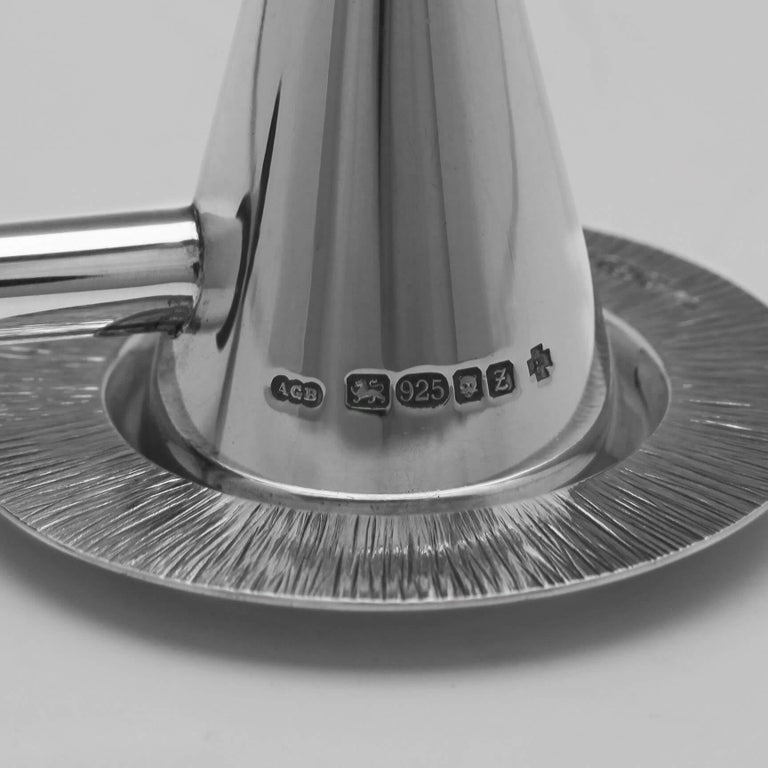 Gerald Benney and Simon Benney Sterling Silver Candle Snuffer ...