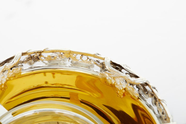 Sterling Silver / Gilt Tableware Caviar Service For Sale at 1stDibs