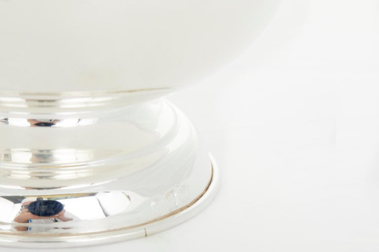 Sterling Silver / Gilt Tableware Caviar Service For Sale at 1stDibs