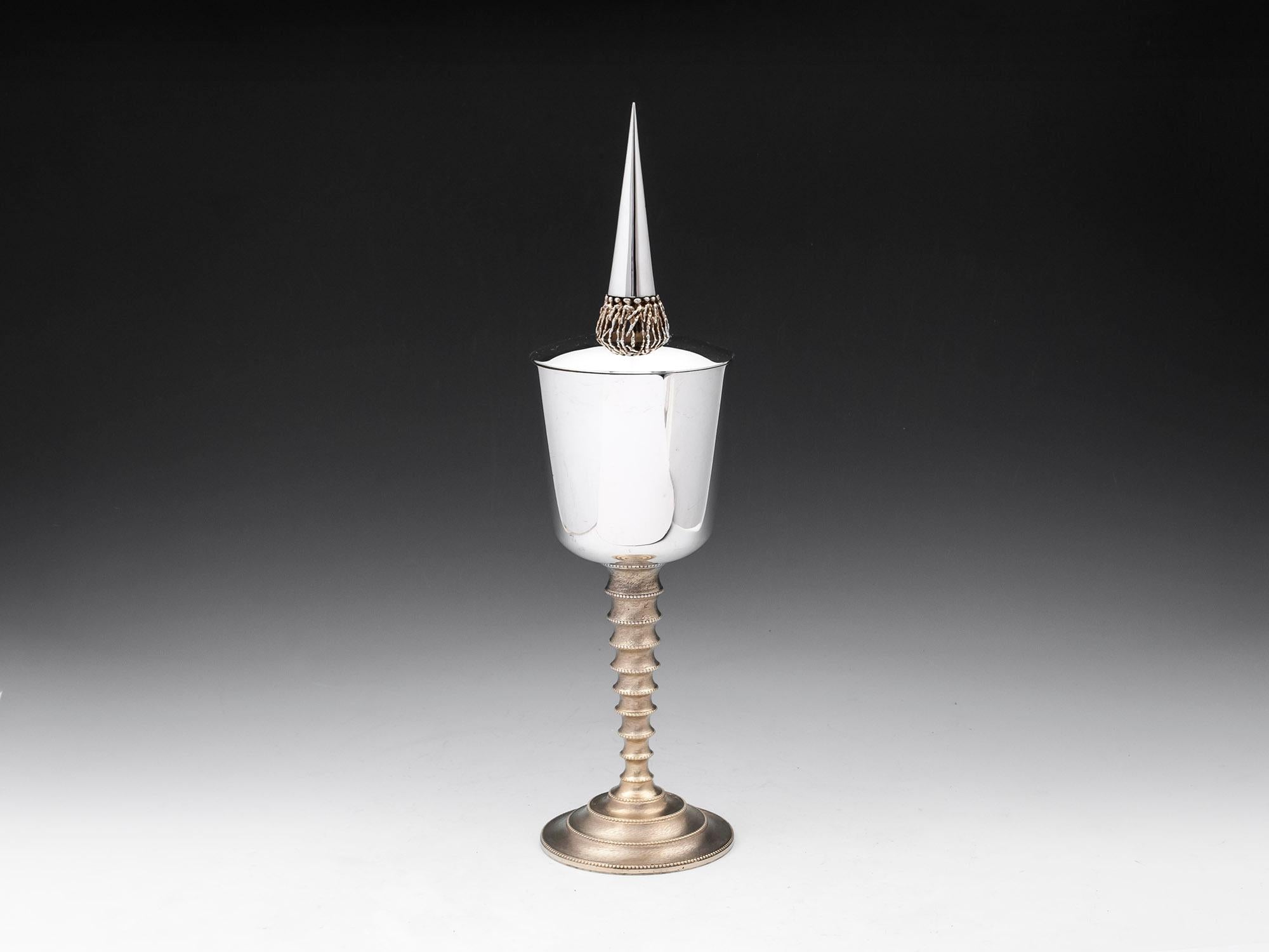Sterling Silver Gold Steeple Cup by Stuart Devlin, 20th Century For ...