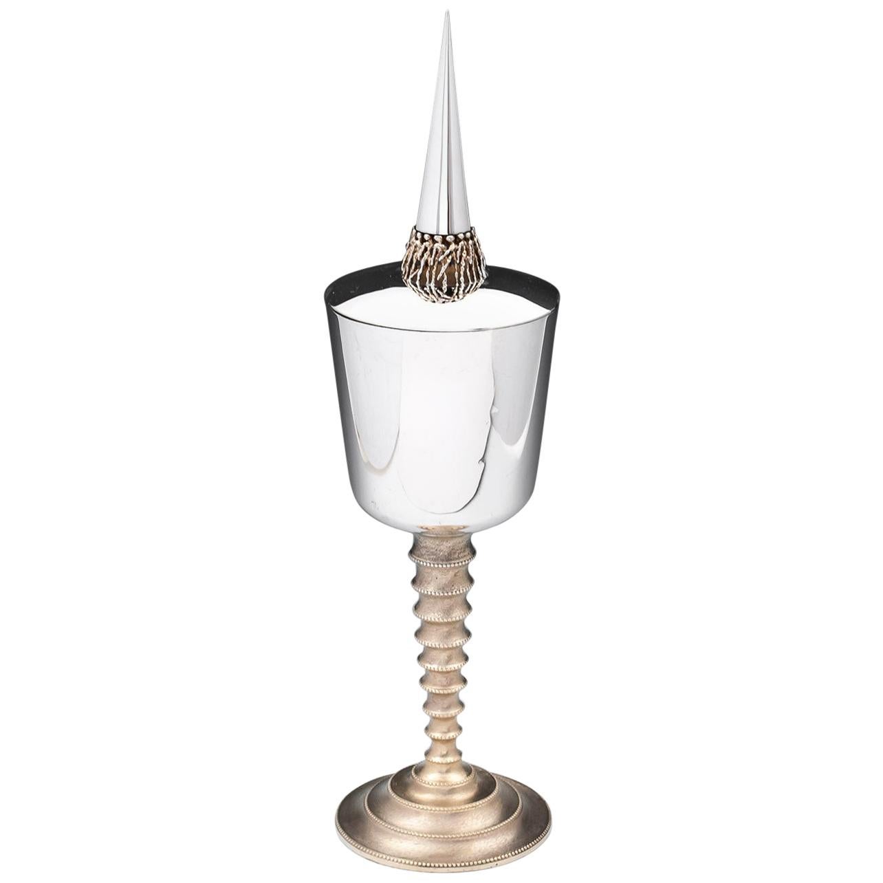 Sterling Silver Gold Steeple Cup by Stuart Devlin, 20th Century For ...