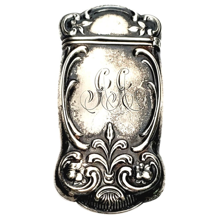 Gorham Silver Match Safe/Vesta Case with Monogram at 1stDibs | safe ...