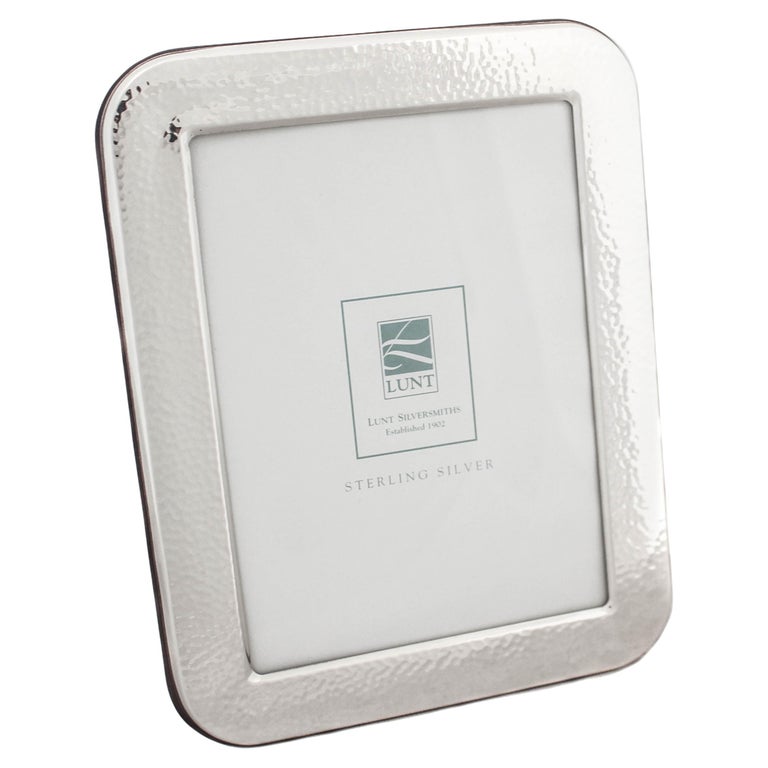 Sterling Silver Hammered Frame For Sale at 1stDibs
