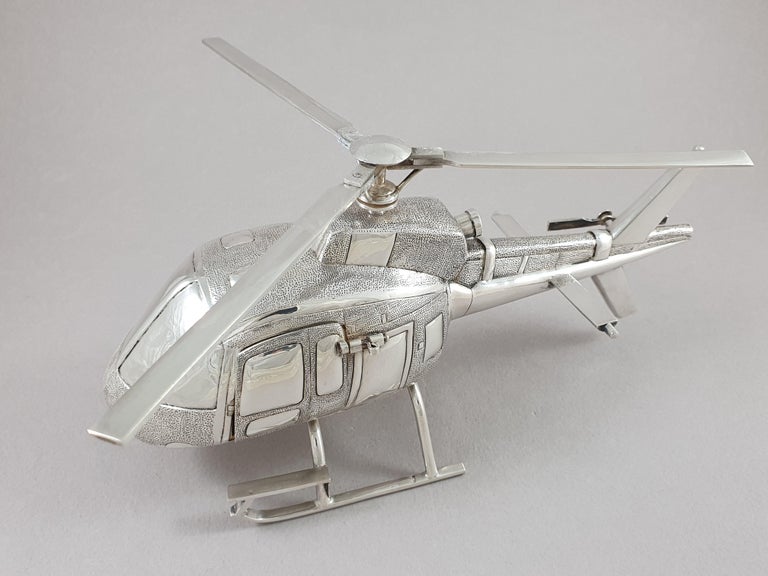 Sterling Silver Helicopter at 1stDibs