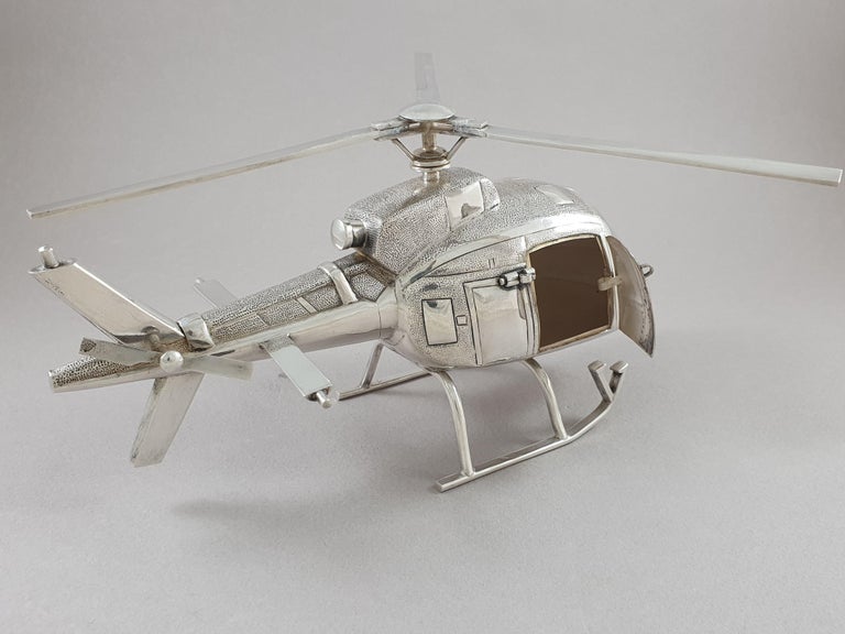 Sterling Silver Helicopter at 1stDibs