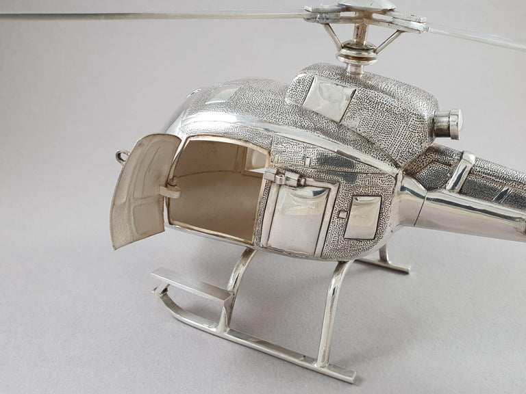 Sterling Silver Helicopter at 1stDibs
