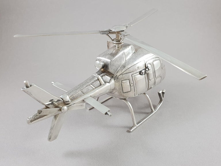 Sterling Silver Helicopter at 1stDibs