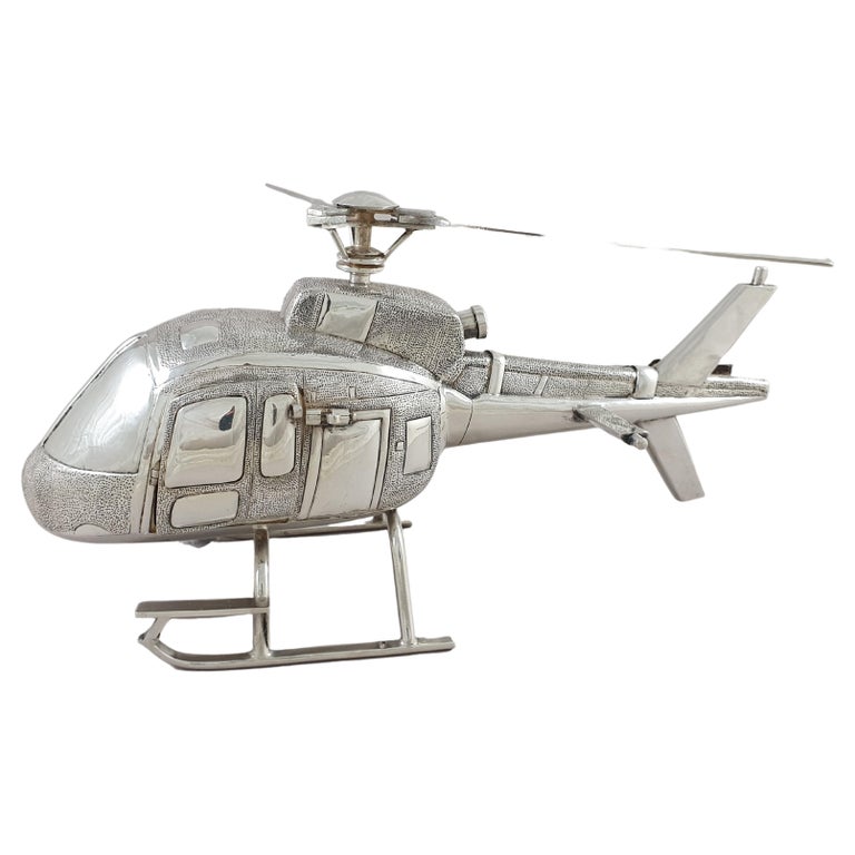 Sterling Silver Helicopter at 1stDibs