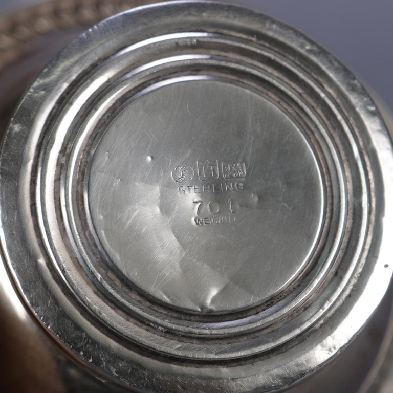 Sterling Silver Hunt Silver Co. Spun and Weighted Holloware Compote ...