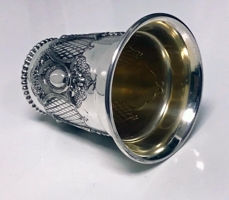 Sterling Silver Kiddush Cup Becher, 20th Century at 1stDibs | becher ...