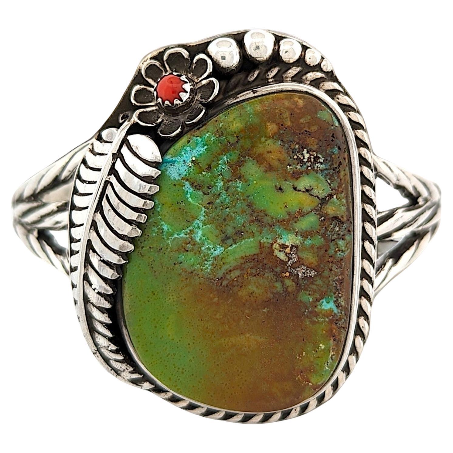 Ghost Run Ring: Sterling Silver and Apache Turquoise by Rob Sherman For ...