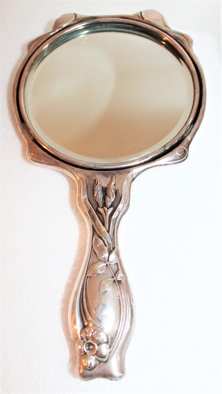 Sterling Silver Ladies Hand Mirror at 1stDibs