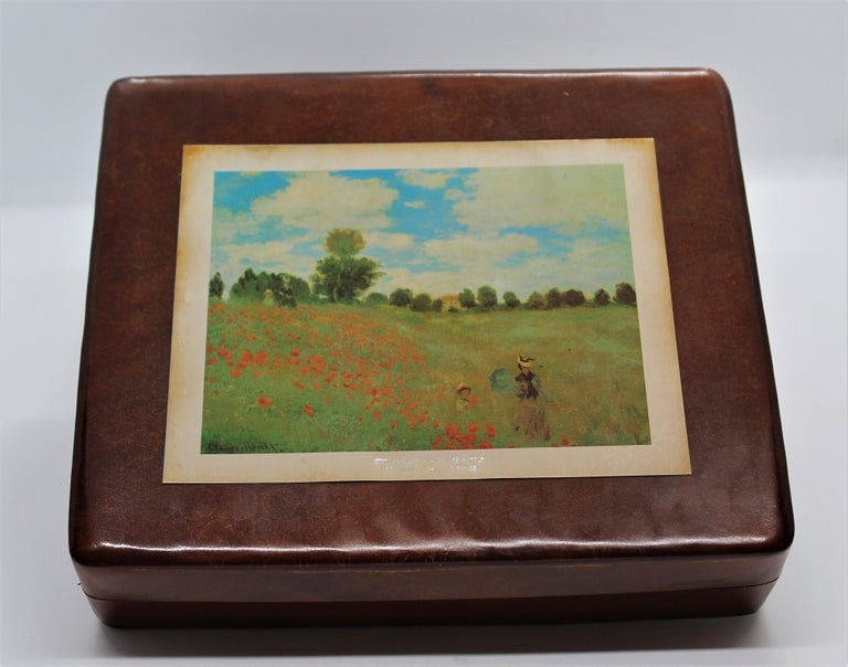 Sterling Silver, Leather, Jewelry box, Monet, Handcrafted, Italy For ...