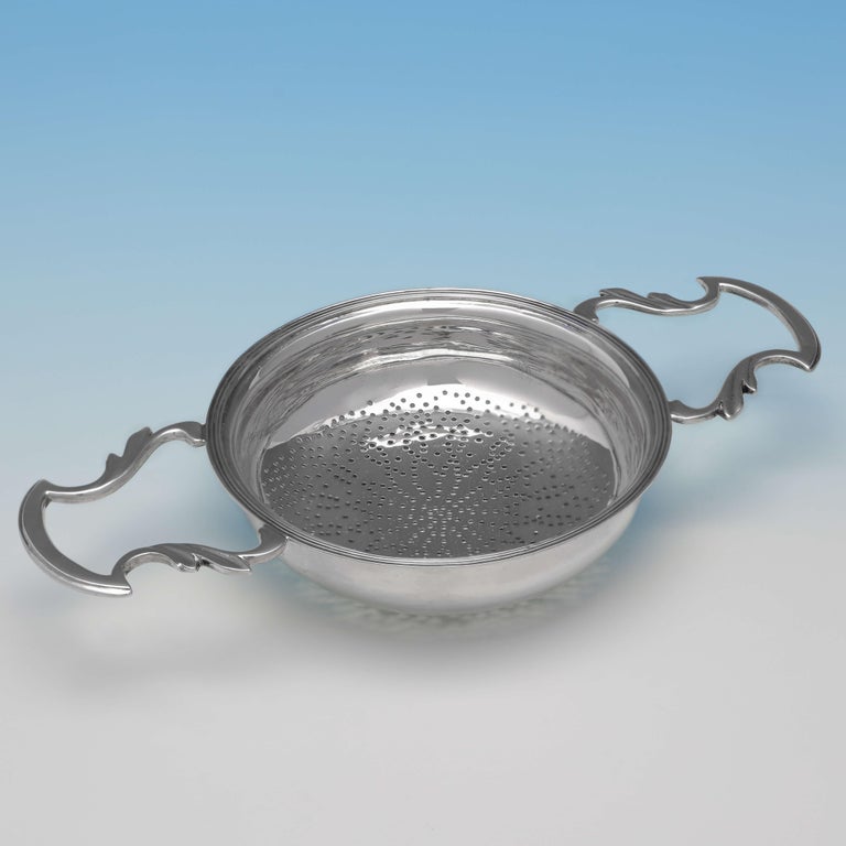 Sterling Silver Lemon Strainer / Tea Strainer, London, 1922 For Sale at ...