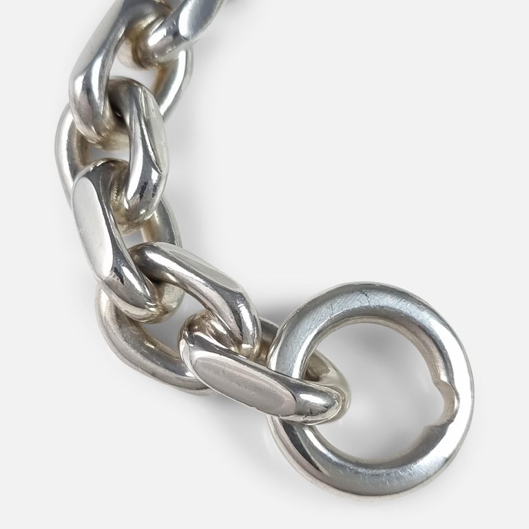 Sterling Silver Marine Link Bracelet, Bjarne Nordmark Henriksen at 1stDibs