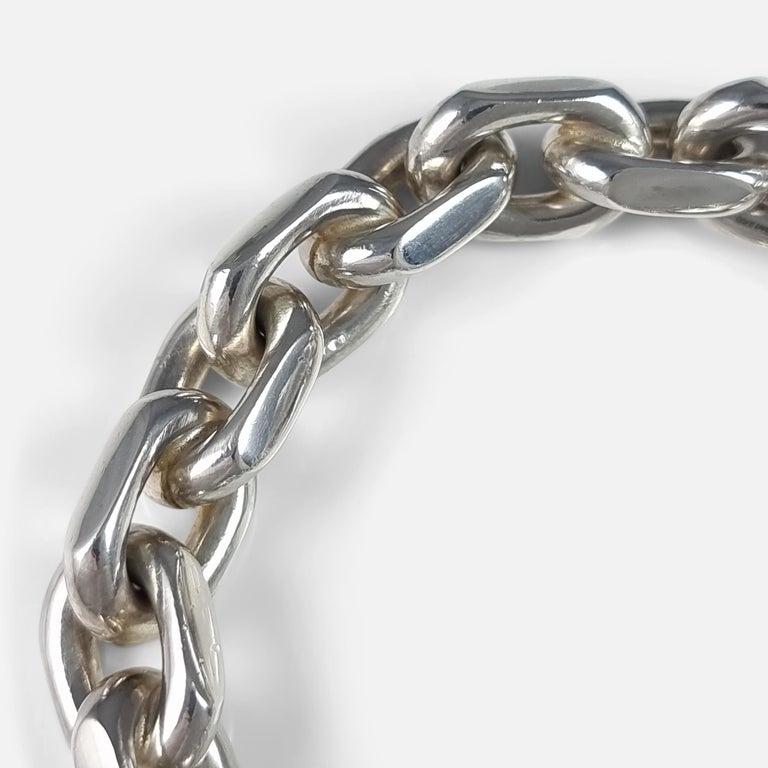 Sterling Silver Marine Link Bracelet, Bjarne Nordmark Henriksen at 1stDibs