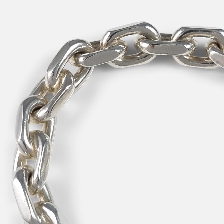 Sterling Silver Marine Link Bracelet, Knud Juhl Lorentzen For Sale at ...