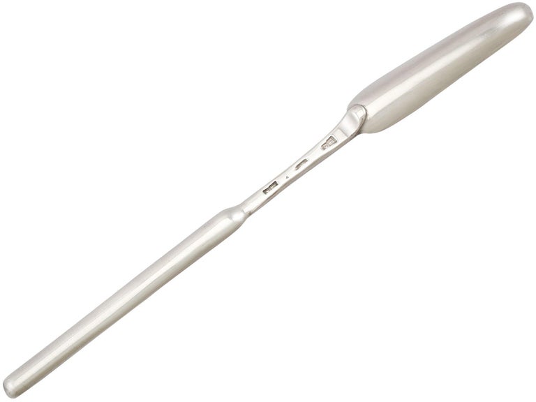 Sterling Silver Marrow Scoop, Antique Queen Anne 'circa 1710' at 1stDibs