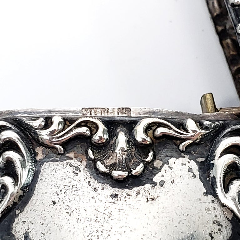 Sterling Silver Match Safe or Vesta Case with Monogram at 1stDibs ...