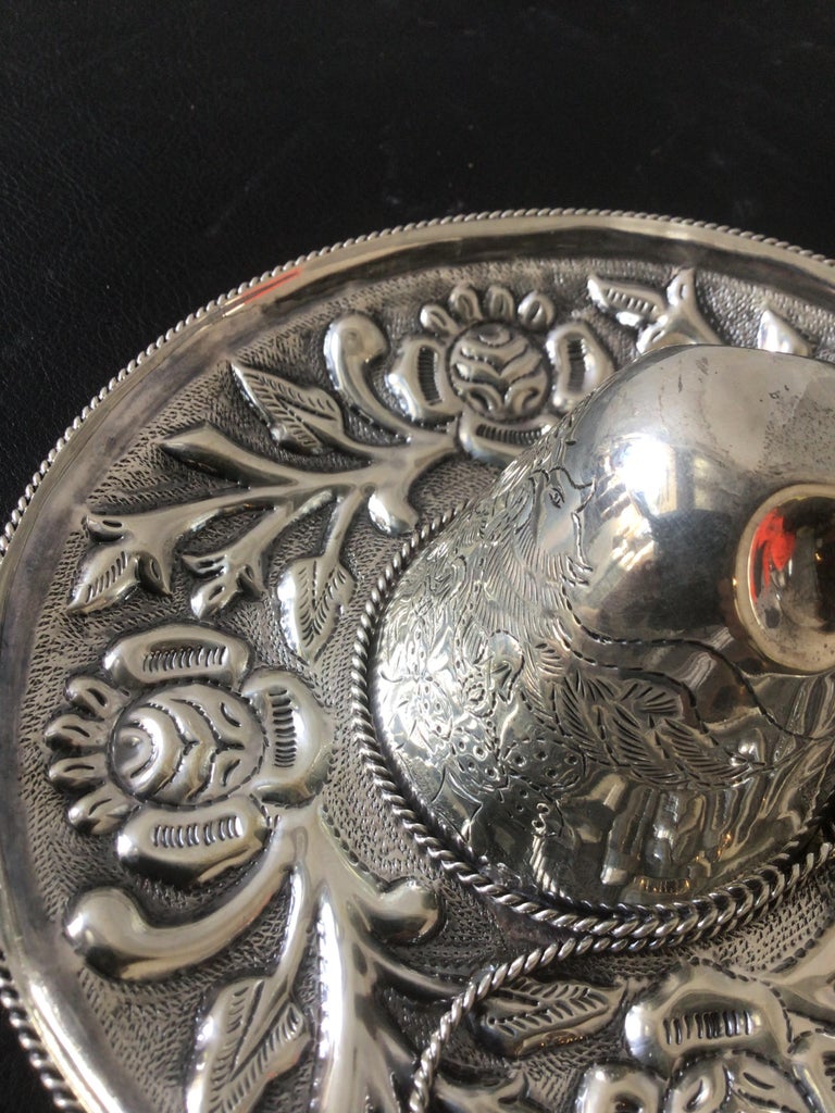 Sterling Silver Mexican Sombrero For Sale at 1stDibs