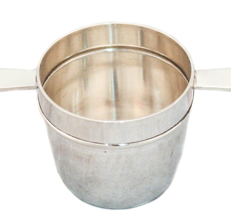 Sterling Silver Mid-Century Jigger For Sale at 1stDibs
