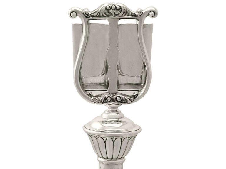 Sterling Silver Music Stand Trophy, Vintage George VI at 1stDibs