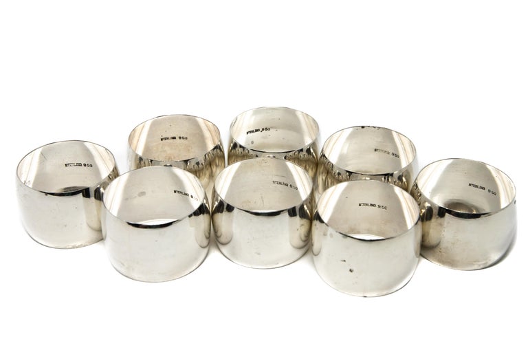 Sterling Silver Napkin Rings at 1stDibs