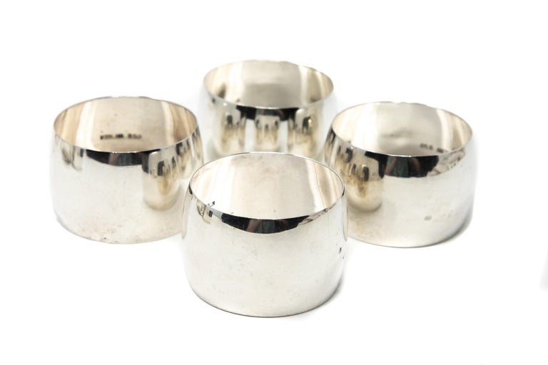 Sterling Silver Napkin Rings at 1stDibs