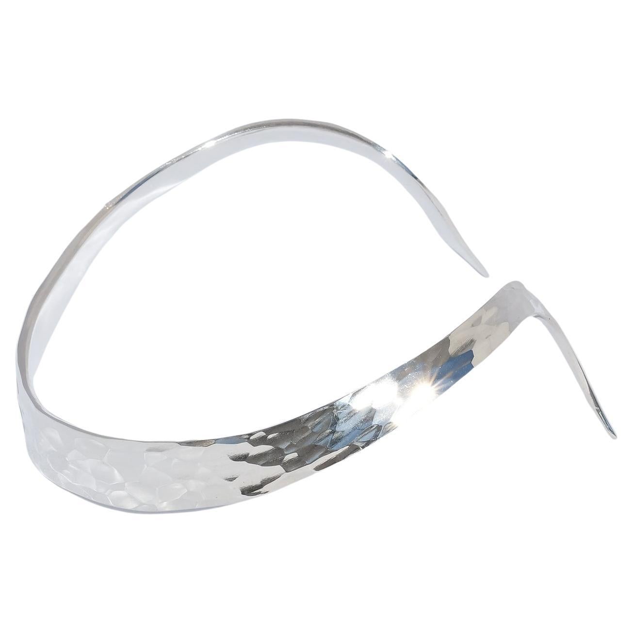 Swedish Silver Necklace Made Made 2001 For Sale at 1stDibs