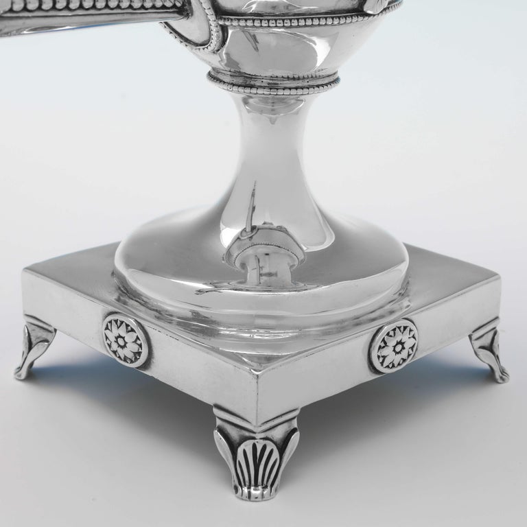 Hester Bateman - Neoclassical Antique Sterling Silver Tea Urn - London ...