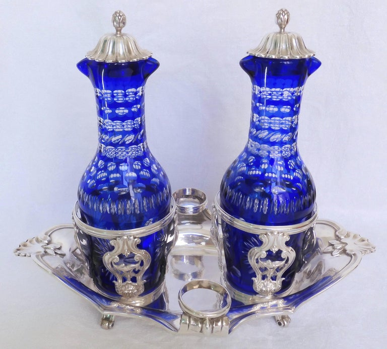 Sterling Silver Oil and Vinegar Set, Louis XVI Period, France Paris ...