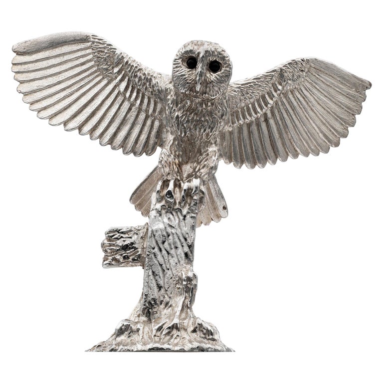 Sterling Silver Owl at 1stDibs