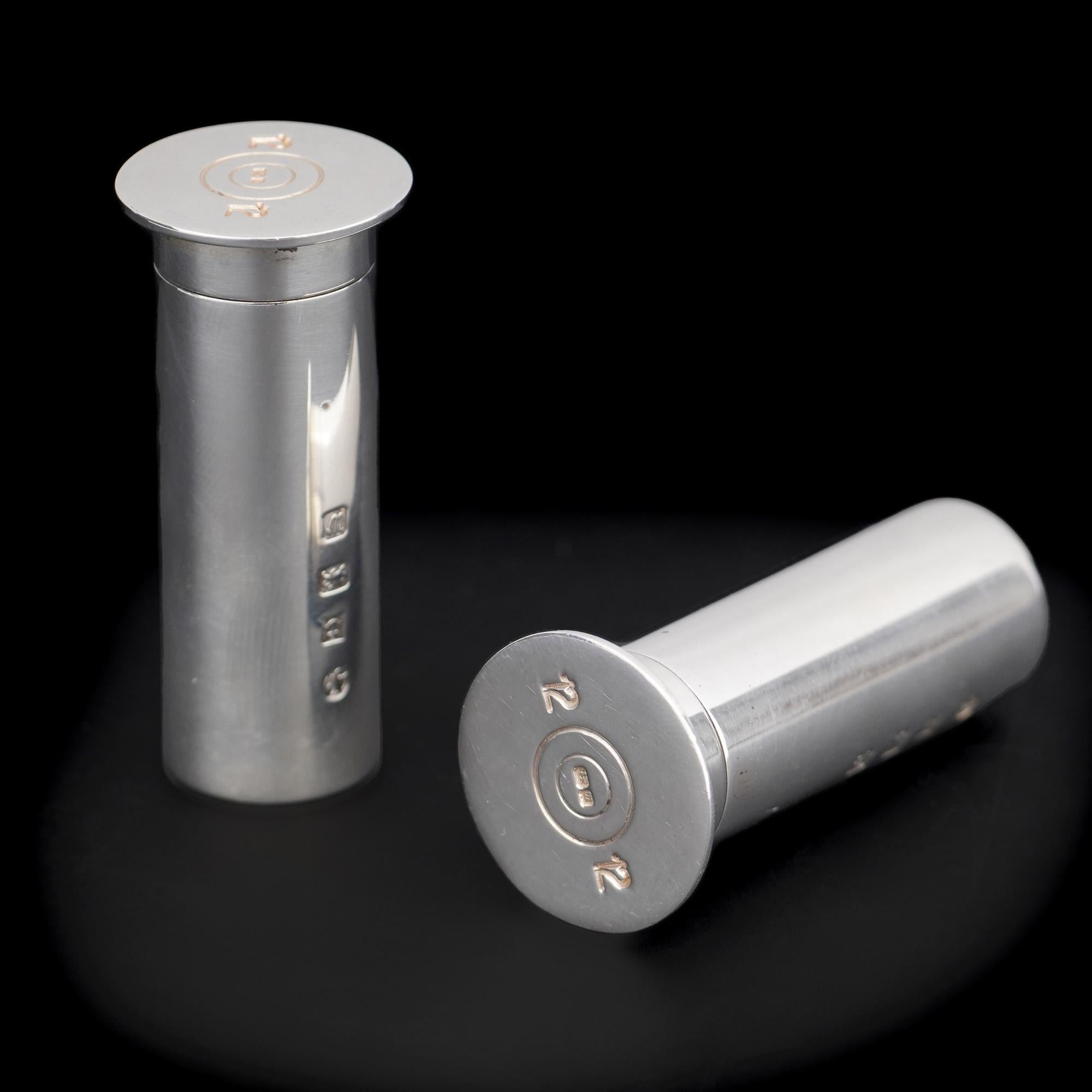 Hermes Bullet Salt and Pepper Shakers at 1stDibs